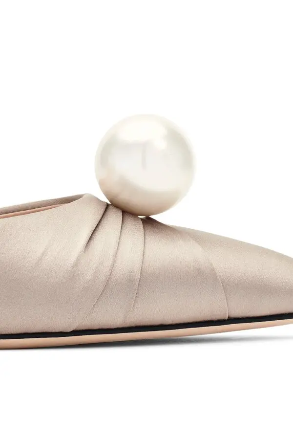 Sachin & Babi Vanderbilt Duchess Satin 2-inch Kitten Heel - Pewter