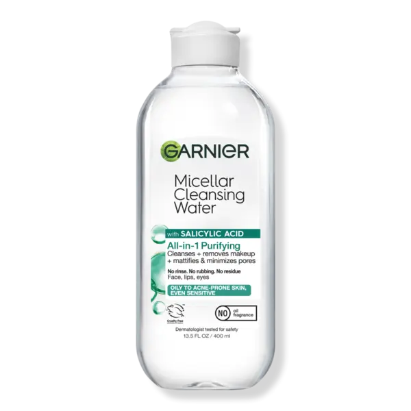 GARNIER Skinactive Micellar Cleansing Water And Makeup Remover With Salicylic Acid - One-color