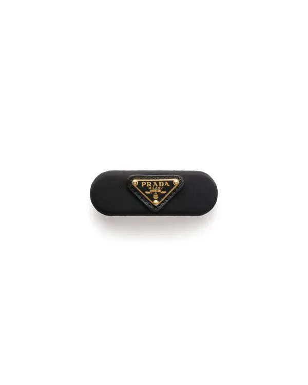 Prada Re-nylon Hair Clip - Black