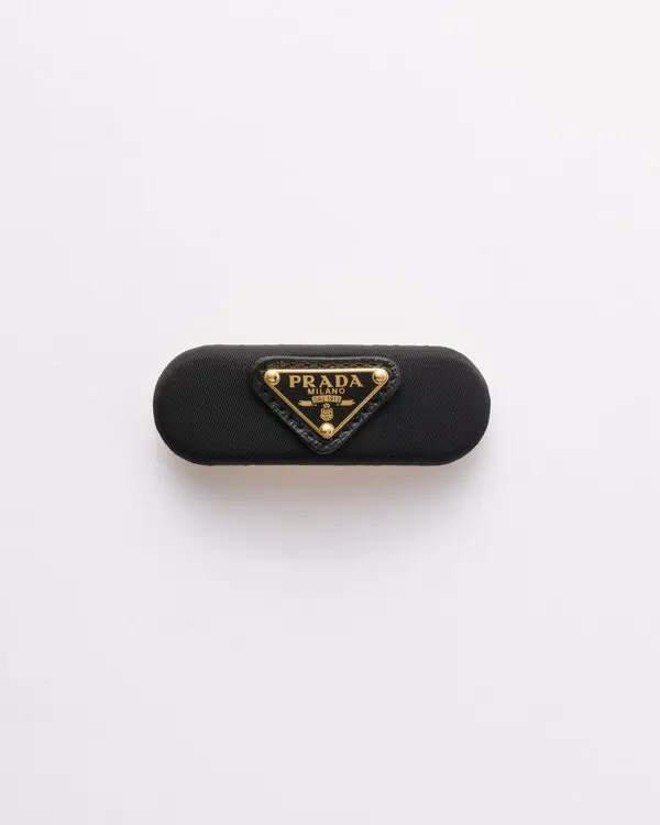 Prada Re-nylon Hair Clip - Black