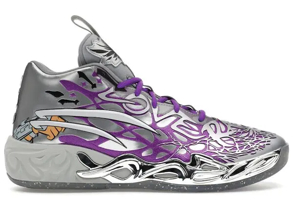 PUMA Lamelo Ball Mb.04 Teenage Mutant Ninja Turtles Shredderin Sneakers - Silver/purple