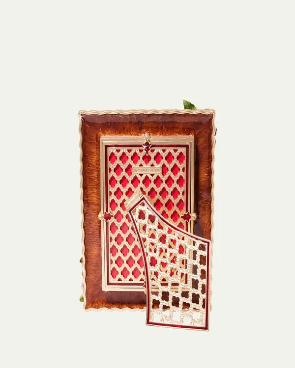 JAY STRONGWATER Tropical Flower Frame, 5" X 7