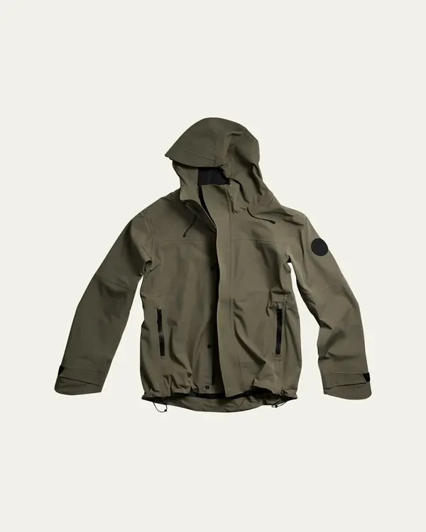Smokey Sage Sage Rain Jacket Canada Goose Tofino Hooded Rain - Main Image