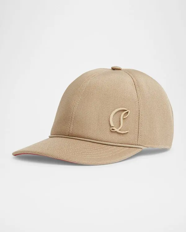 CHRISTIAN LOUBOUTIN Mooncrest Baseball Cap - Saharienne