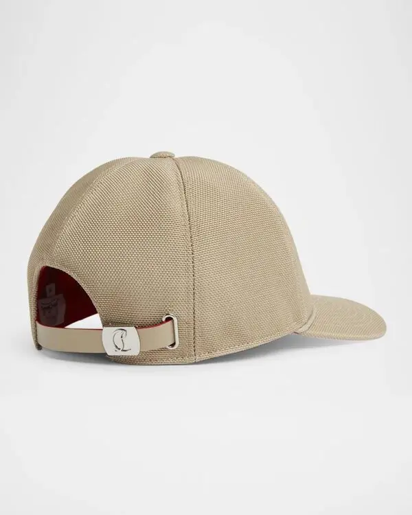 CHRISTIAN LOUBOUTIN Mooncrest Baseball Cap - Saharienne