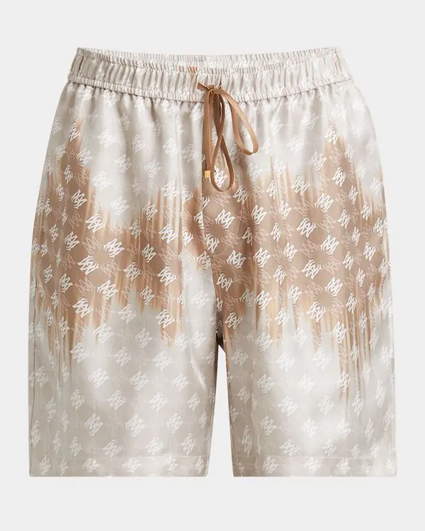 Amiri Ma Quad Bleached Shorts - Camel
