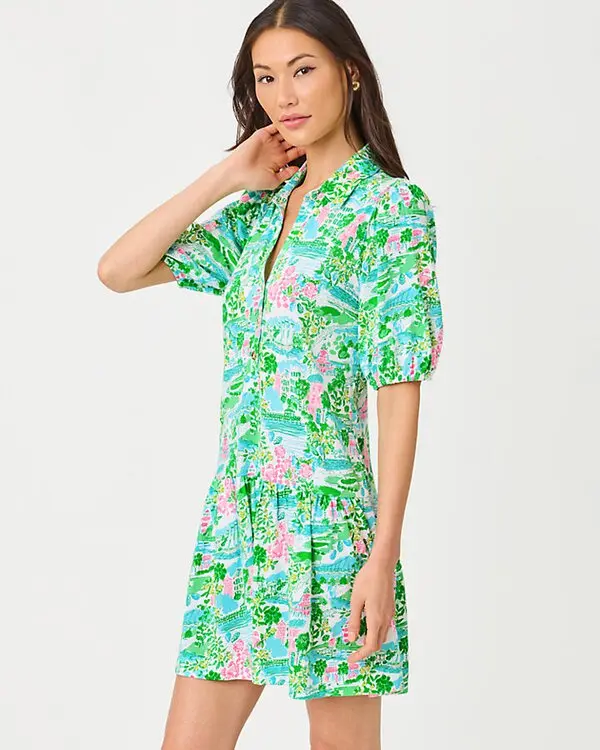 LILLY PULITZER Bingley Shirt Dress - Multi South Carolina Destination