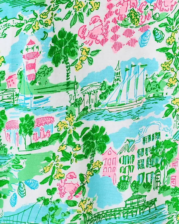 LILLY PULITZER Bingley Shirt Dress - Multi South Carolina Destination