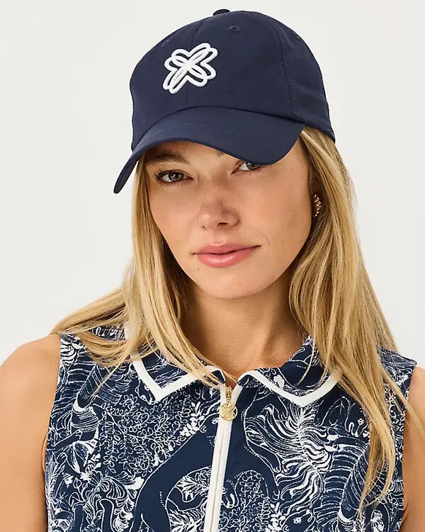 Lilly Pulitzer® Baseball Cap With Embroidered Logo - Navy