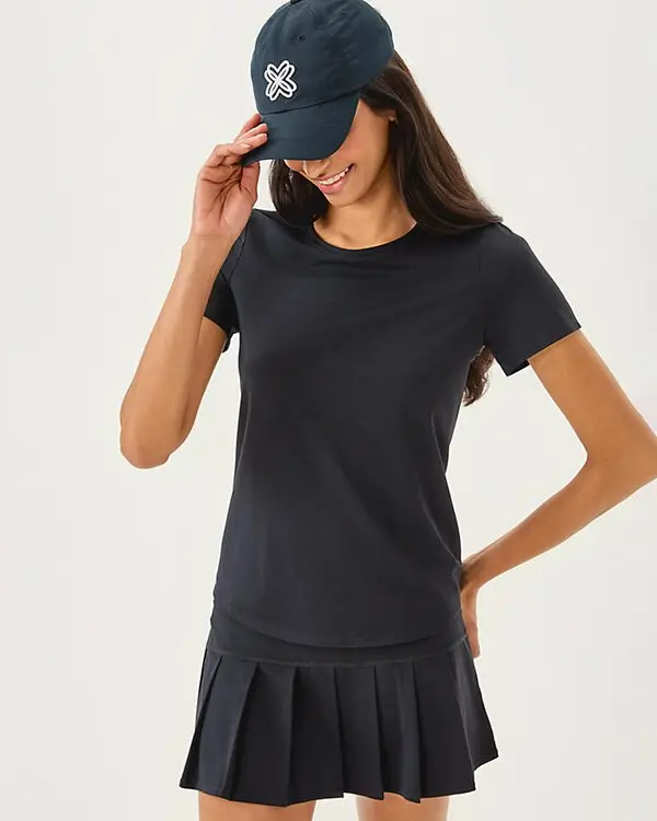 LILLY PULITZER Upf 50+ Luxletic Westley Active Tee - Noir
