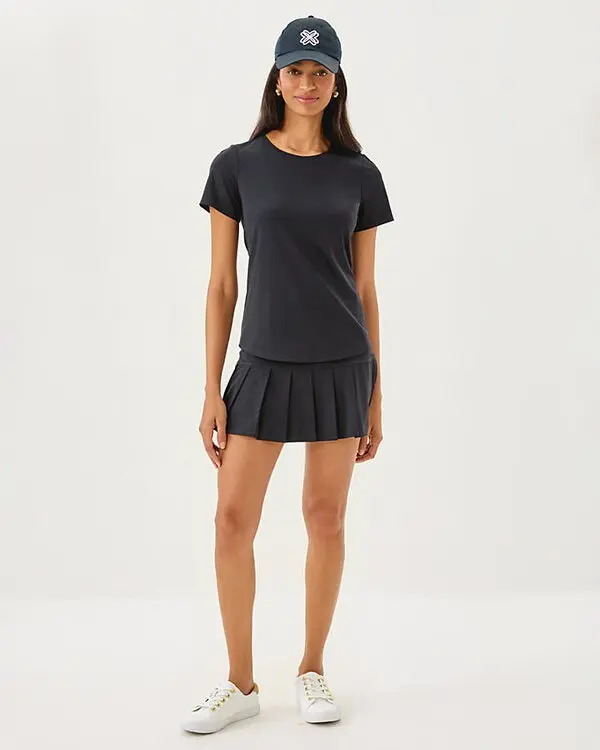 LILLY PULITZER Upf 50+ Luxletic Westley Active Tee - Noir