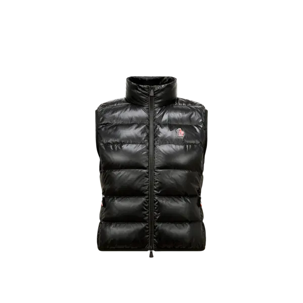 Moncler Padded Zip-up Jersey Vest