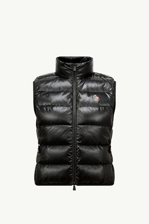Moncler Padded Zip-up Jersey Vest