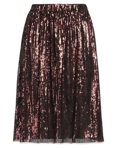 Iceberg Midi Skirt In Polyester - Bronze