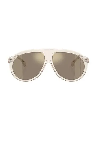 Moncler Fhaite Aviator Sunglasses - Transparent