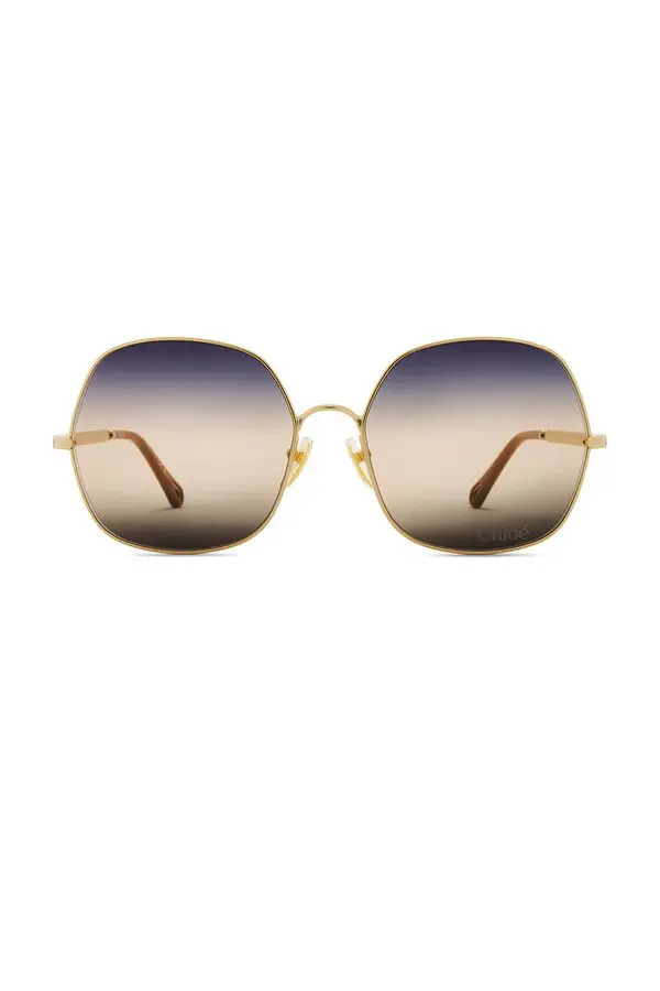 Chloé Aly Sunglasses - Gold & Blue