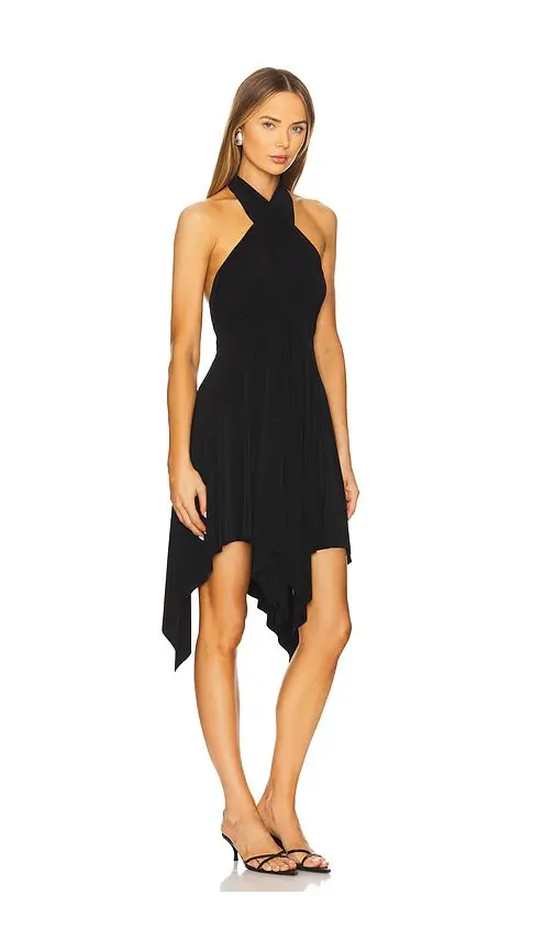 Norma Kamali Convertible Halterneck Dress - Black