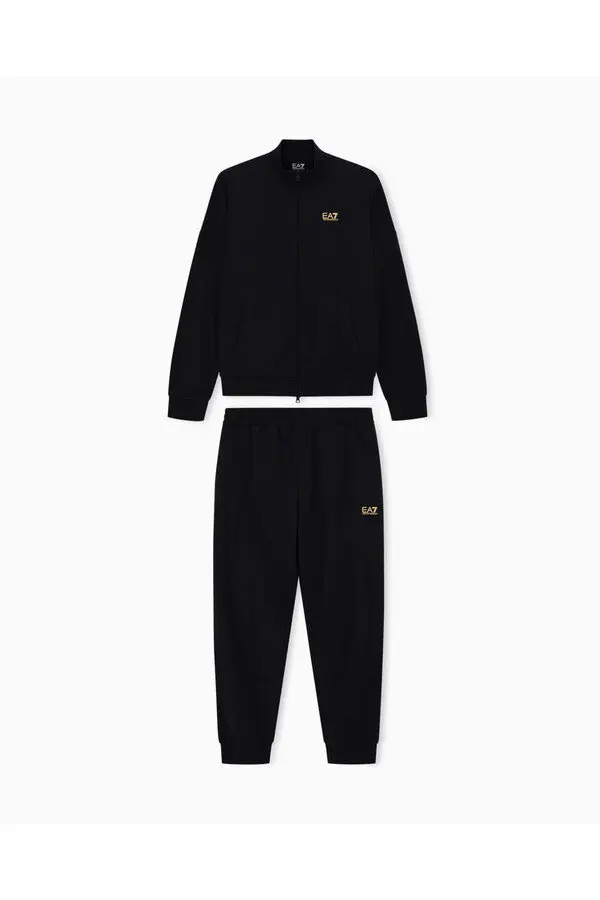 Emporio Armani Core Identity Cotton Tracksuit - Black