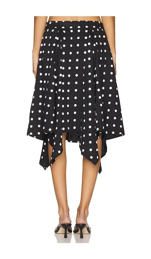 EB DENIM City Asymmetrical Hem Skirt