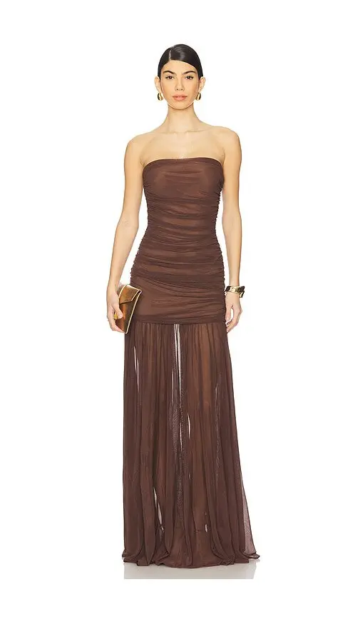 Retrofete Adele Dress - Chocolate