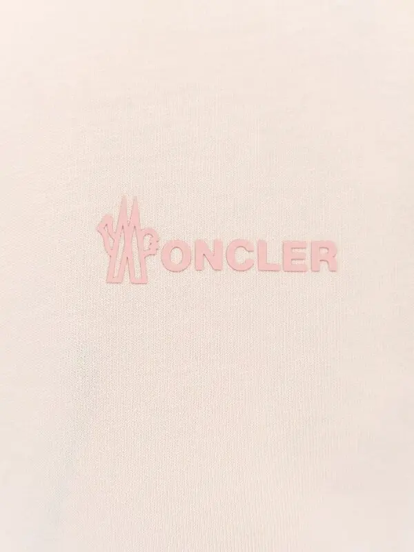 Moncler Cotton T-shirt With Logo - White