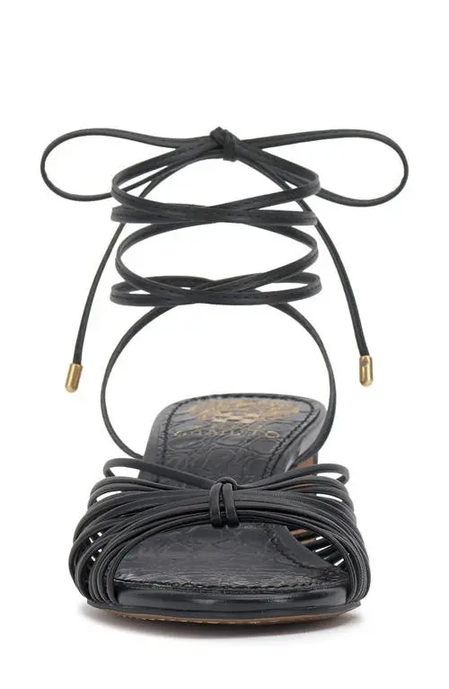 Vince Camuto Lory Ankle Wrap Sandal - Black
