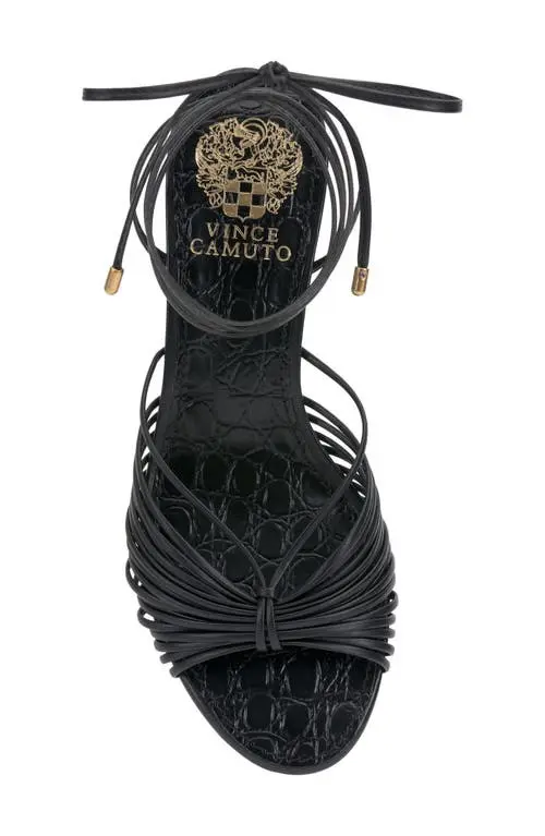 Vince Camuto Lory Ankle Wrap Sandal - Black