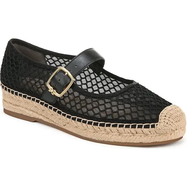 Sam Edelman Mackie Mary Jane Platform Espadrille - Black