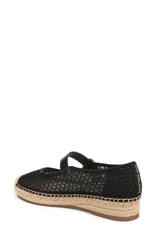 Sam Edelman Mackie Mary Jane Platform Espadrille - Black