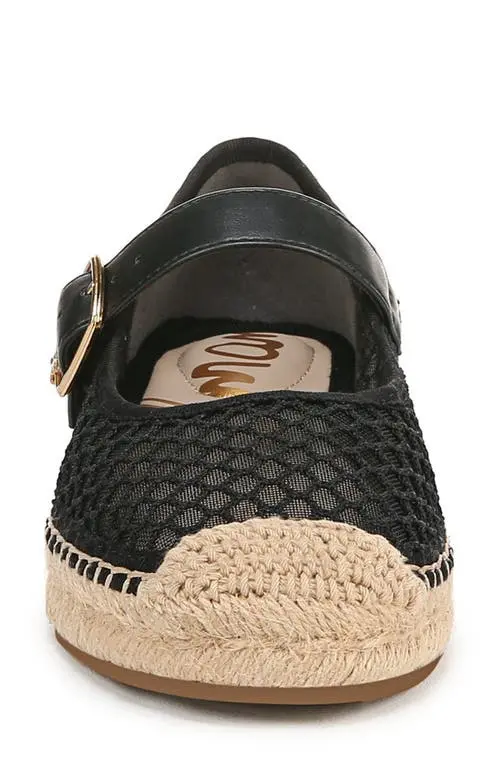 Sam Edelman Mackie Mary Jane Platform Espadrille - Black
