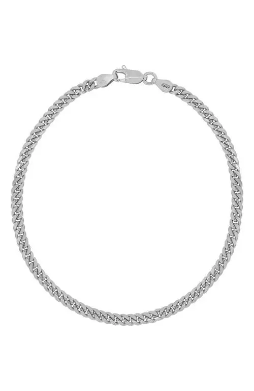 Bony Levy 14k Gold Curb Link Chain Bracelet - 14k White Gold