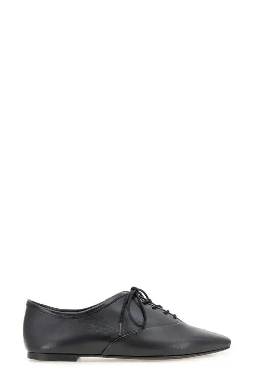KENNETH COLE Justice Square Toe Oxford - Black Leather
