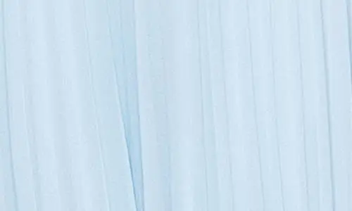 Betsy & Adam Pleated Strapless Chiffon Gown