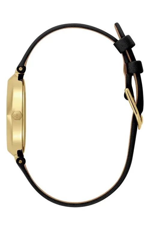 OLIVIA BURTON Dimension Leather Strap Watch