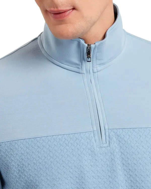 Ted Baker London Quarter Zip Sweater - Blue