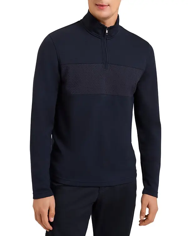 Ted Baker London Simonea Quarter Zip Sweater - Navy