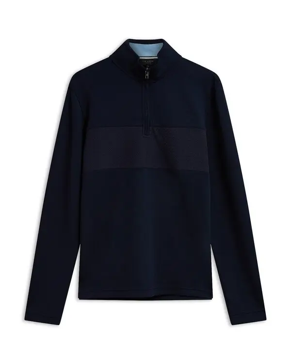 Ted Baker London Simonea Quarter Zip Sweater - Navy