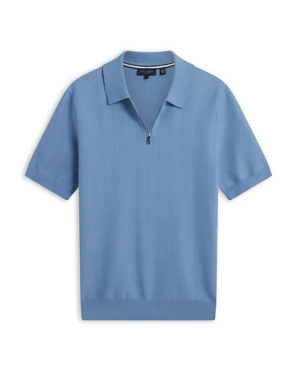 Ted Baker London Fourd Quarter Zip Polo Shirt