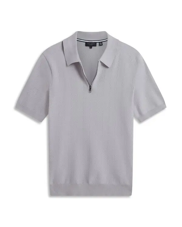 Ted Baker London Fourd Quarter Zip Polo Shirt