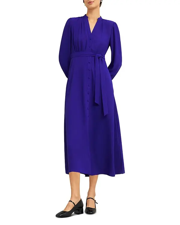 HOBBS LONDON Peony Midi Dress - Cobalt Blue
