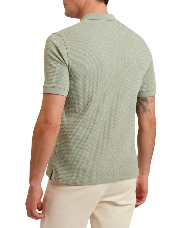 Ted Baker London Redman Textured Polo Shirt - Green
