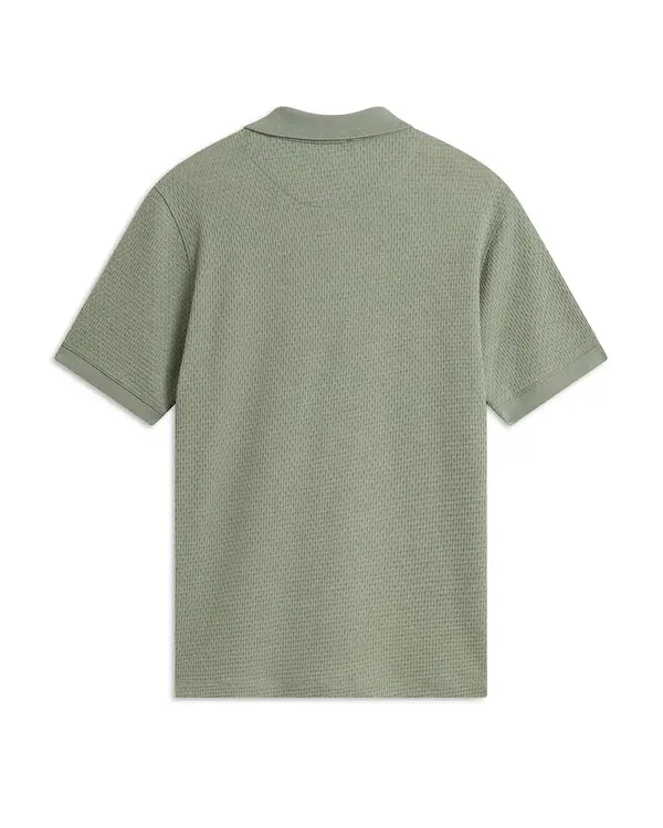 Ted Baker London Redman Textured Polo Shirt - Green