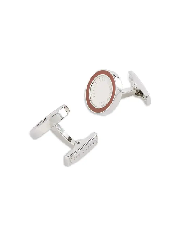 Ted Baker London Raylan Round Branded Cufflinks