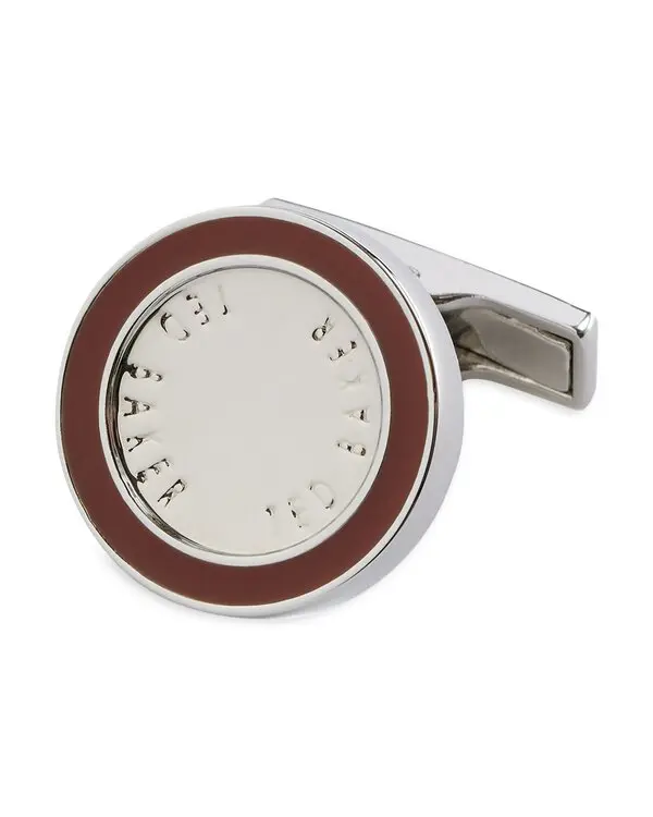 Ted Baker London Raylan Round Branded Cufflinks
