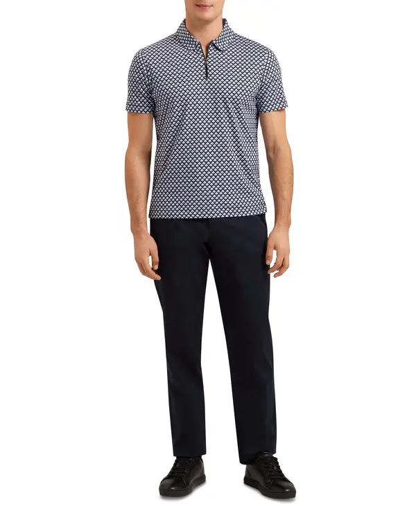 Ted Baker London Ounslo Quarter Zip Polo Shirt