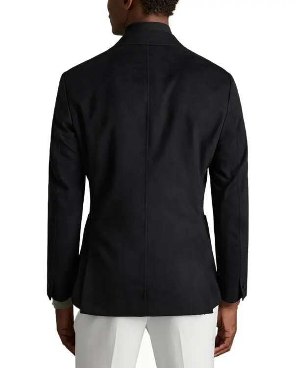 REISS Single Breasted Blazer With Gilet Insert - Navy