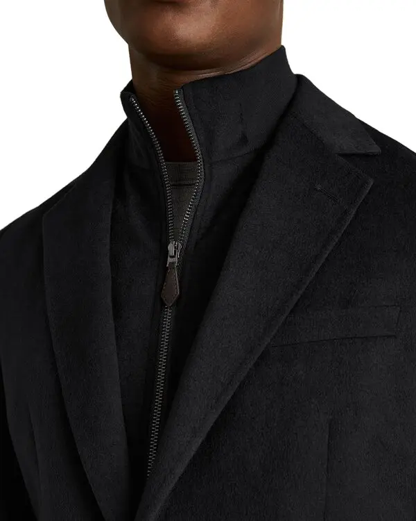 REISS Single Breasted Blazer With Gilet Insert - Navy
