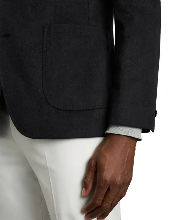 REISS Single Breasted Blazer With Gilet Insert - Navy