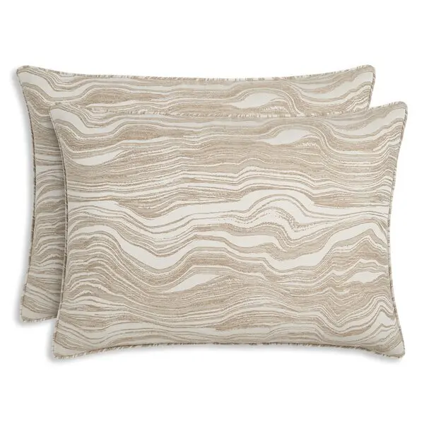 HUDSON PARK COLLECTION Marbled Sand Sham Set, King Exclusive