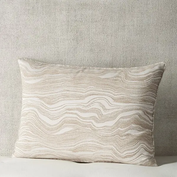 HUDSON PARK COLLECTION Marbled Sand Sham Set, Standard Exclusive - Beige